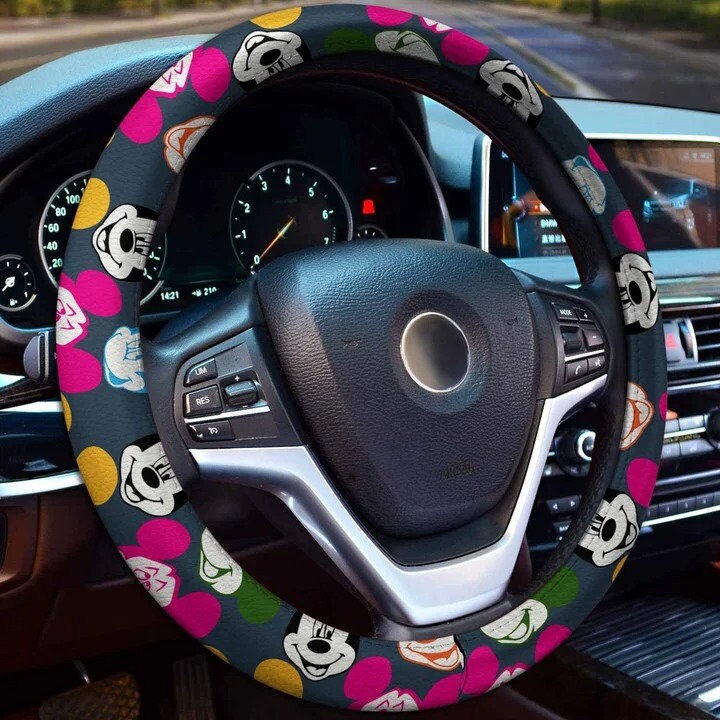 Mickey Steering Wheel Cover,Disney Car Accessories,Steering Wheel Cover ...
