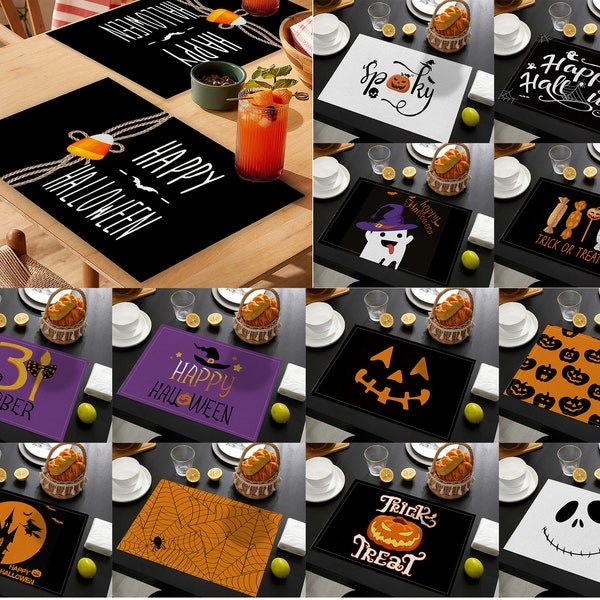 Halloween Placemat - Etsy