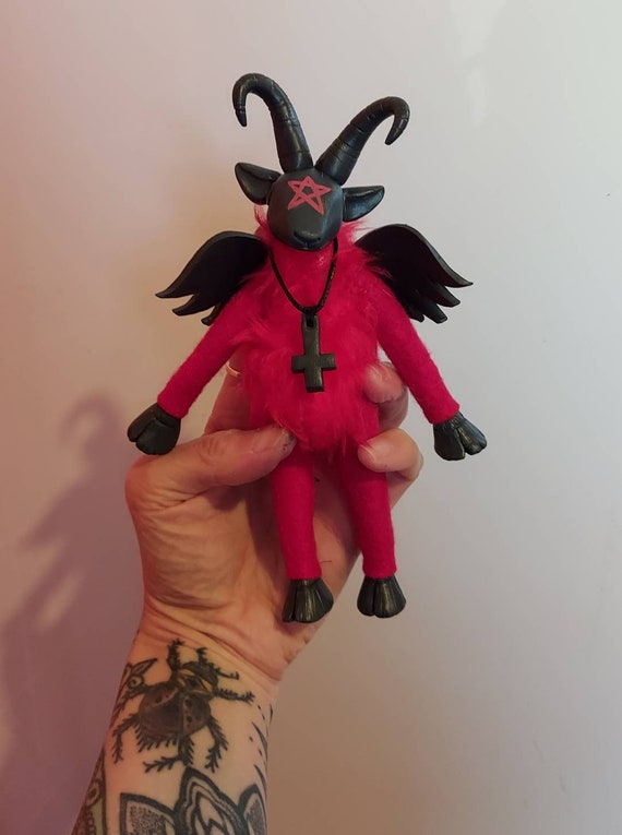 Baby Baphomet Doll - Etsy UK
