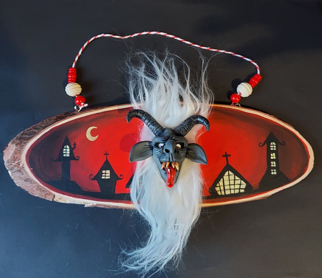 Christmas Krampus Wall Hanging Decoration - Etsy