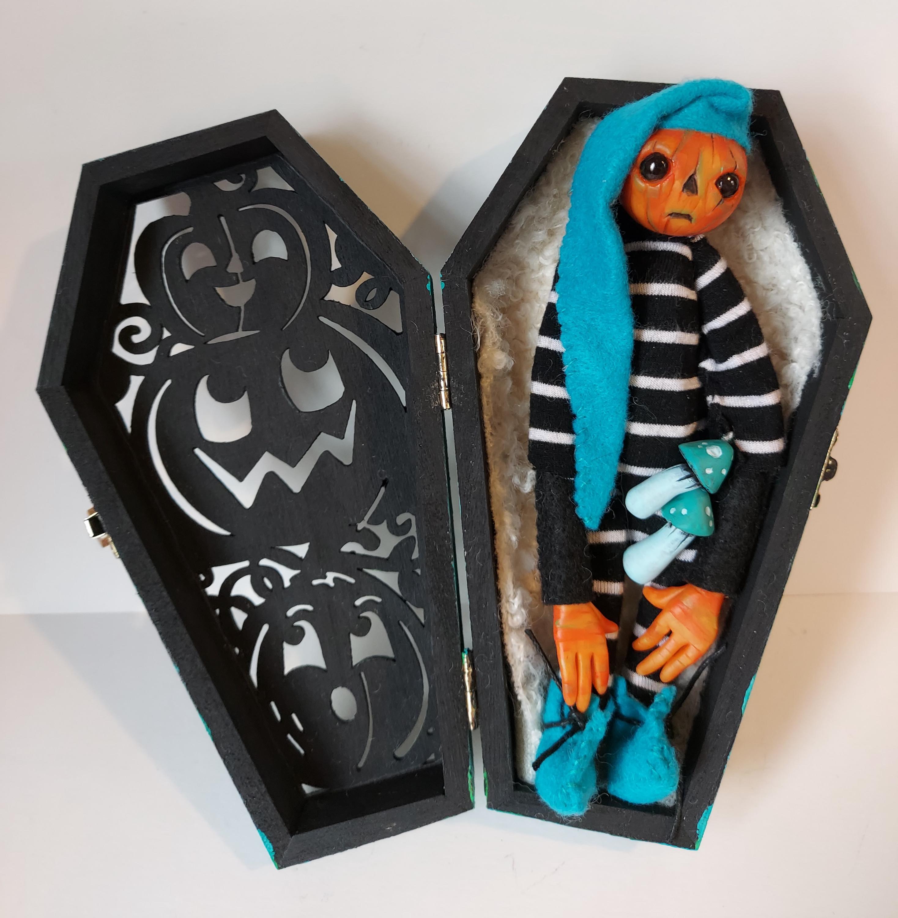 Sleepy Pumpkin Art Doll - Etsy