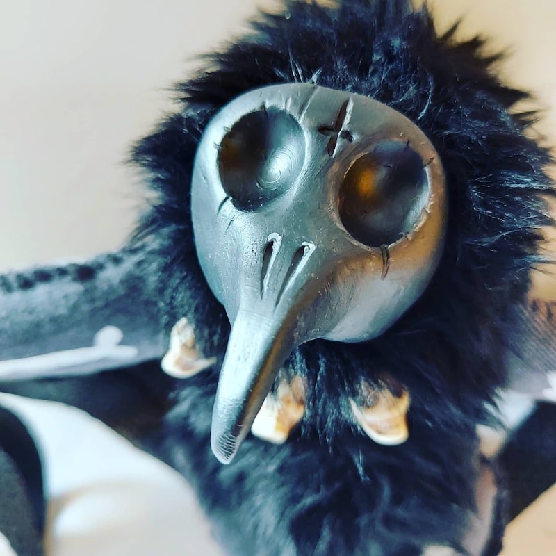 Crow Doll - Etsy