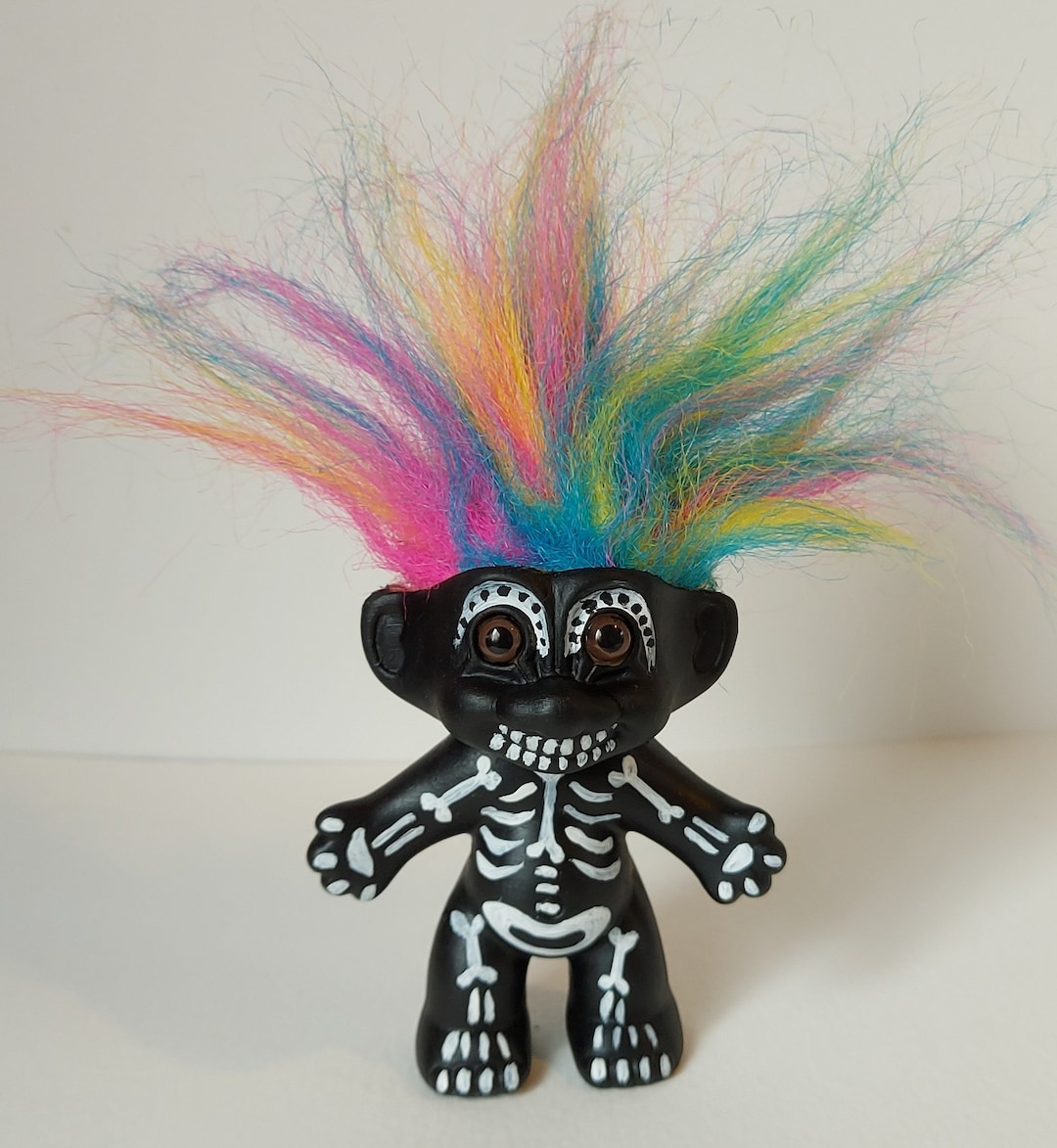 Upcycled Vintage Russ Troll Skeleton - Etsy