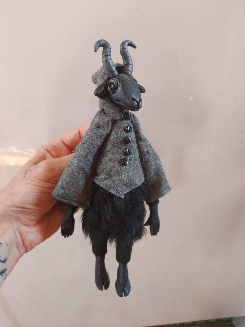 Goat Art Doll - Etsy