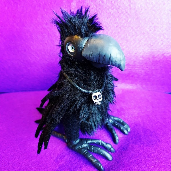 Stuffed Crow - Etsy