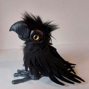 Baby Crow Art Doll - Etsy