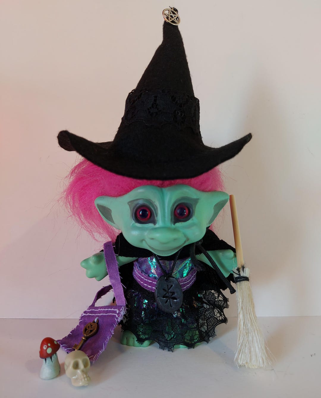 Upcycled Vintage Troll Witch - Etsy