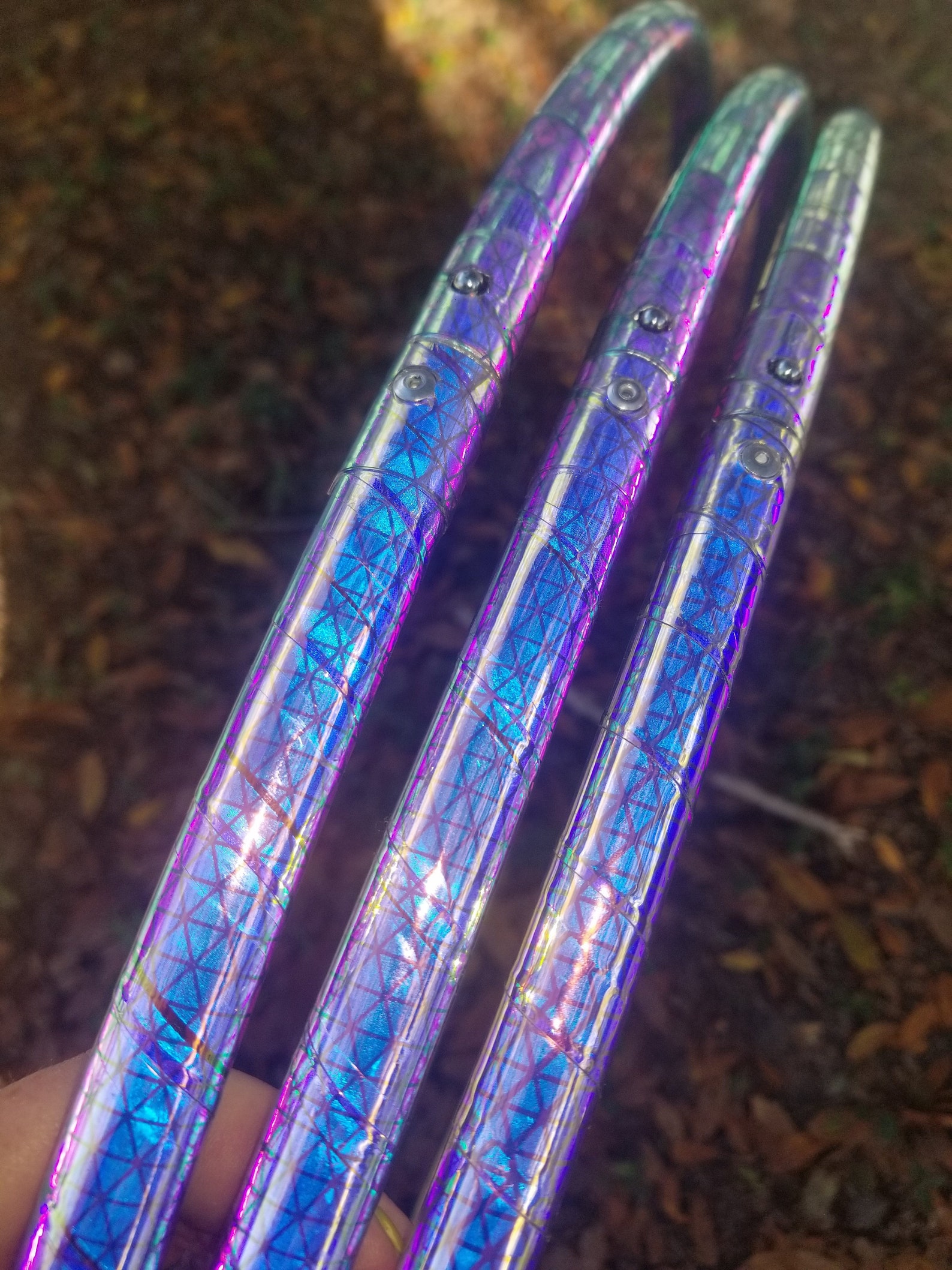 Portal Spillage Reflective Color Morph Taped Hoop - Etsy