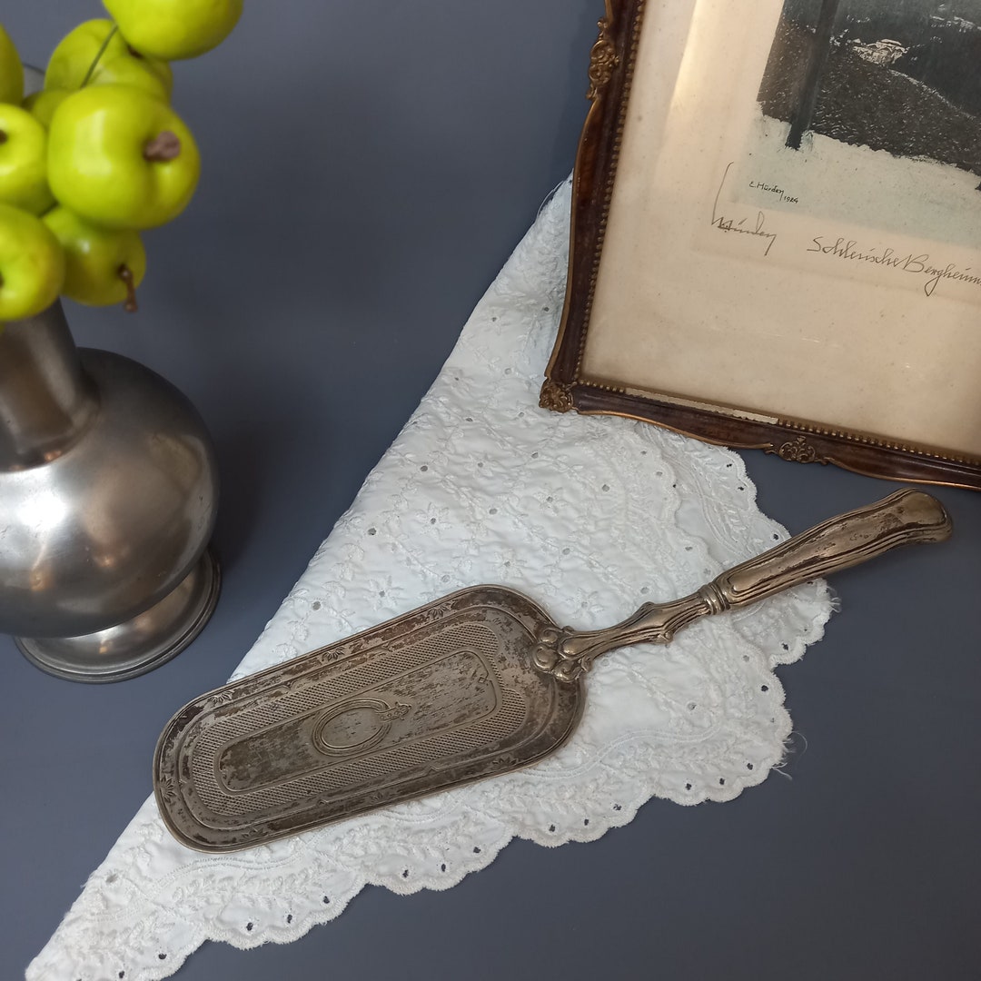 Antique, Silver-plated Cake Server From Austria. Vintage. - Etsy