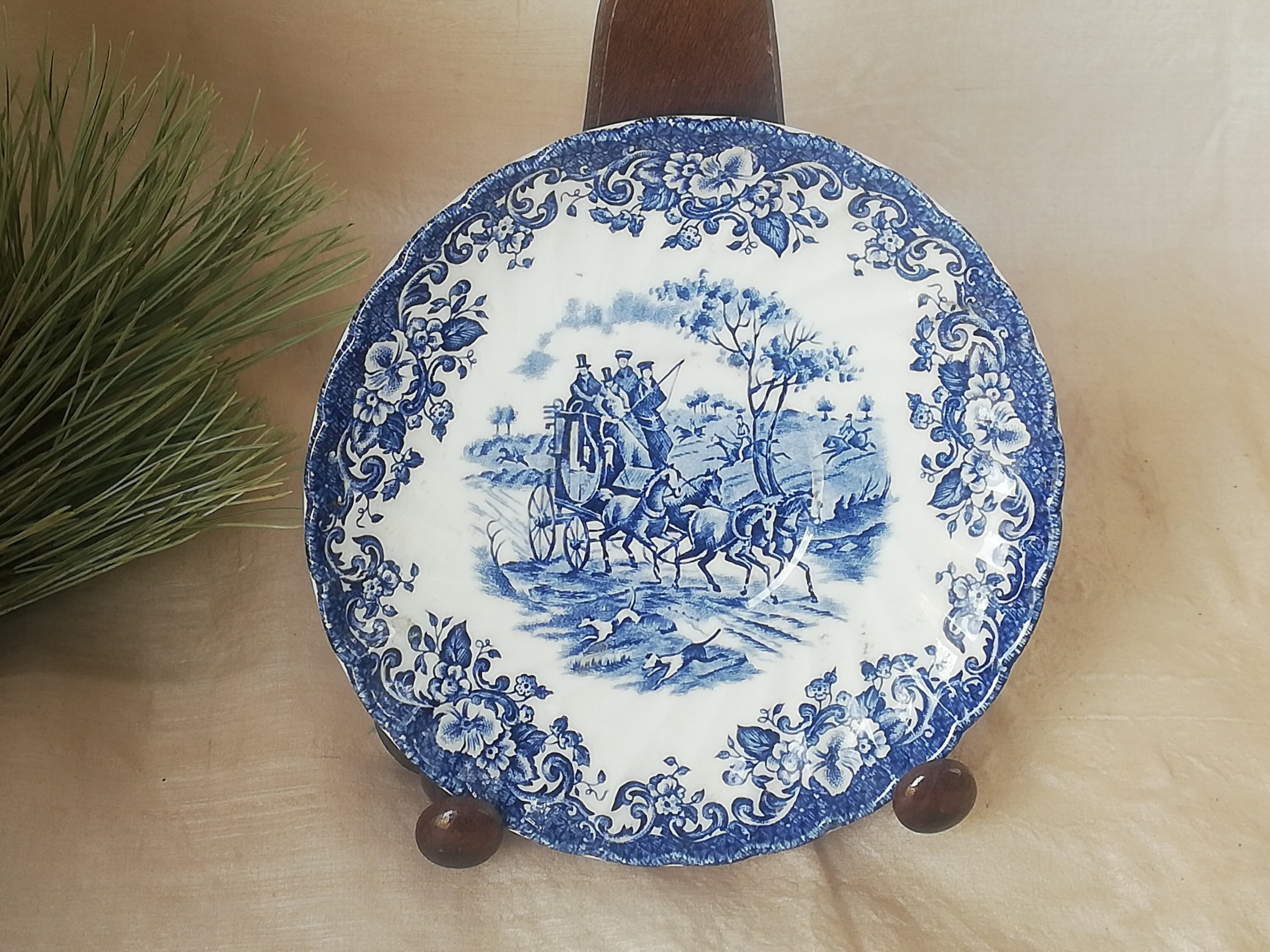 Blue Collector's Plate From the Johnson Brothers Company From the ...