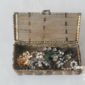 Handmade Brass Box for Storing Jewelry, Coins and More - Vintage Gift ...
