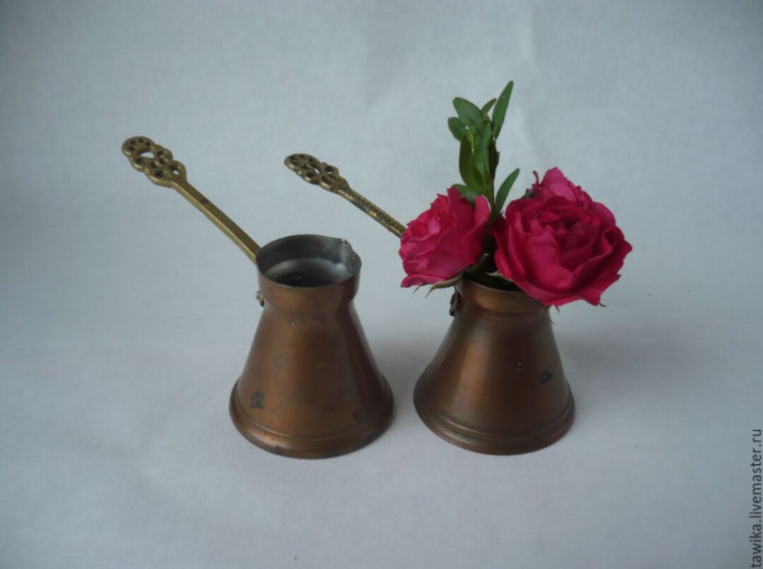 Turkish Mocha Pot (CEZVE / IBRIK), Handmade, Vintage - Etsy