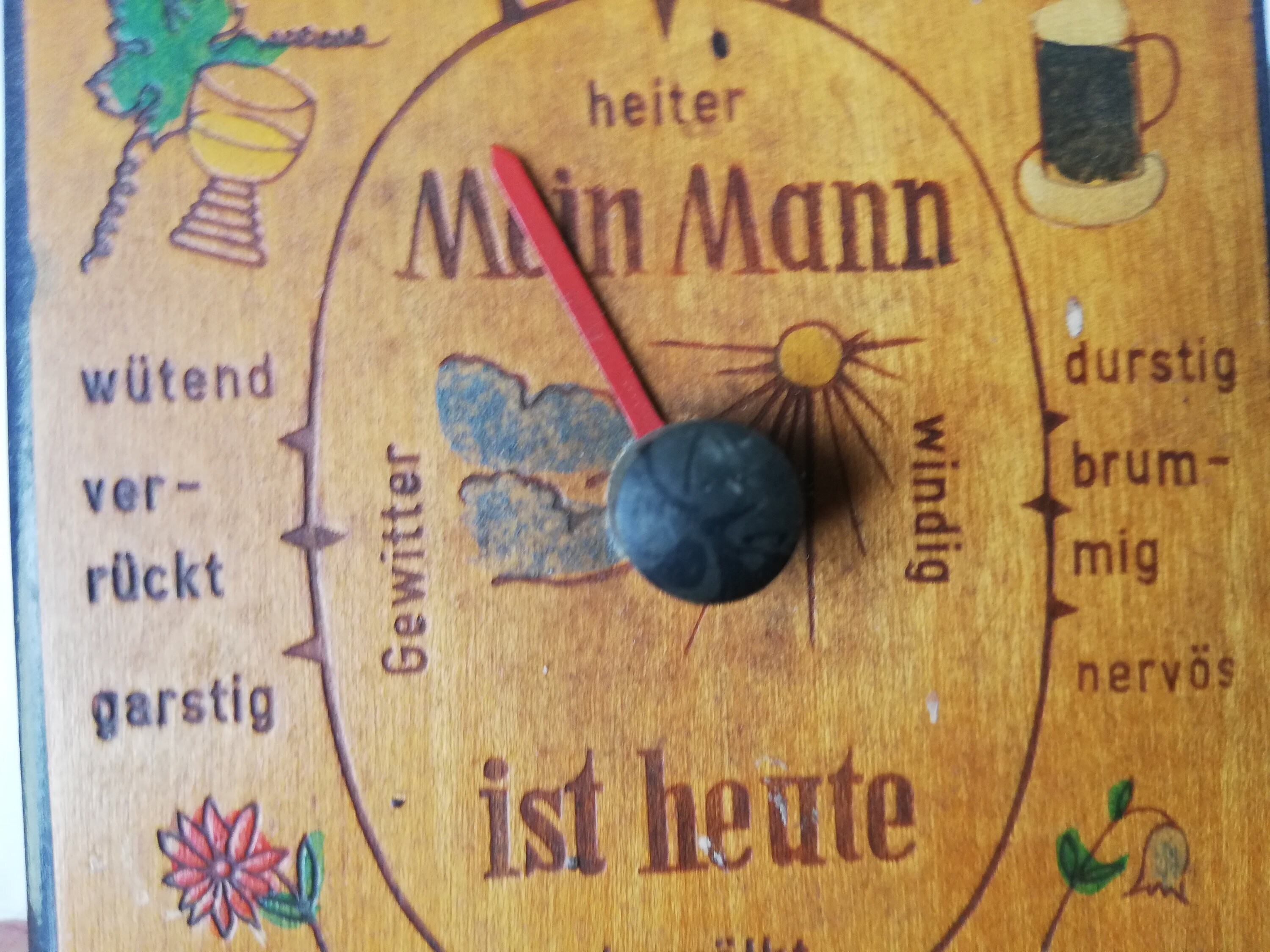 Funny Marriage Barometer From Bavaria Vintage - Etsy