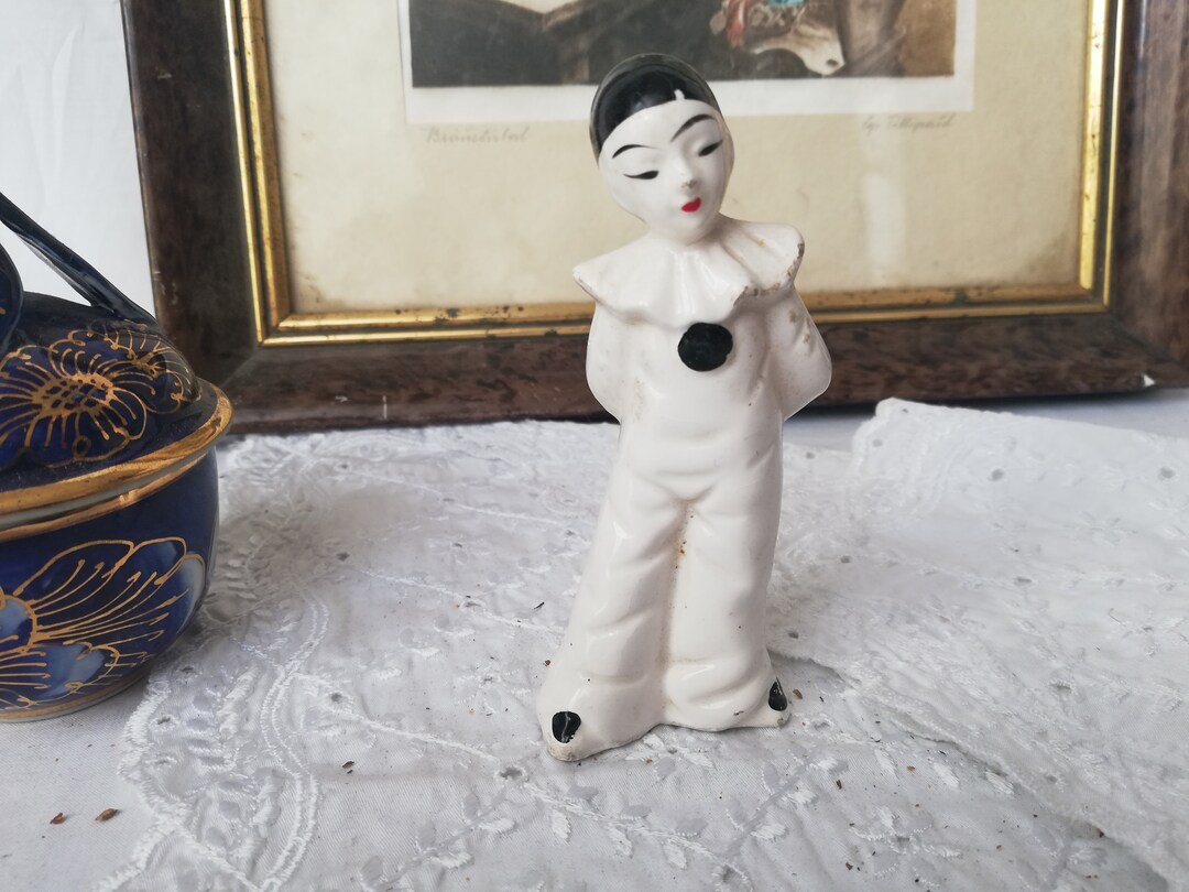 Little Pierrot Boy With Hands Behind His Back, Vintage - Etsy
