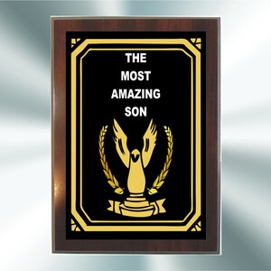 Engraved Plaque Custom Engraved Award Plaque Personalized - Etsy