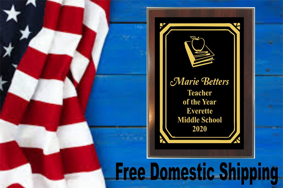 Engraved Plaque Custom Engraved Award Plaque Personalized - Etsy