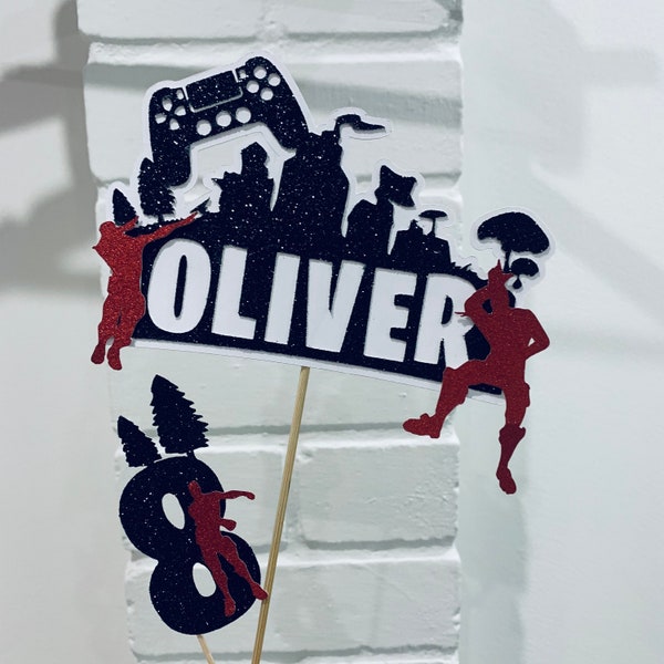 Fortnight Cake Topper - Etsy UK