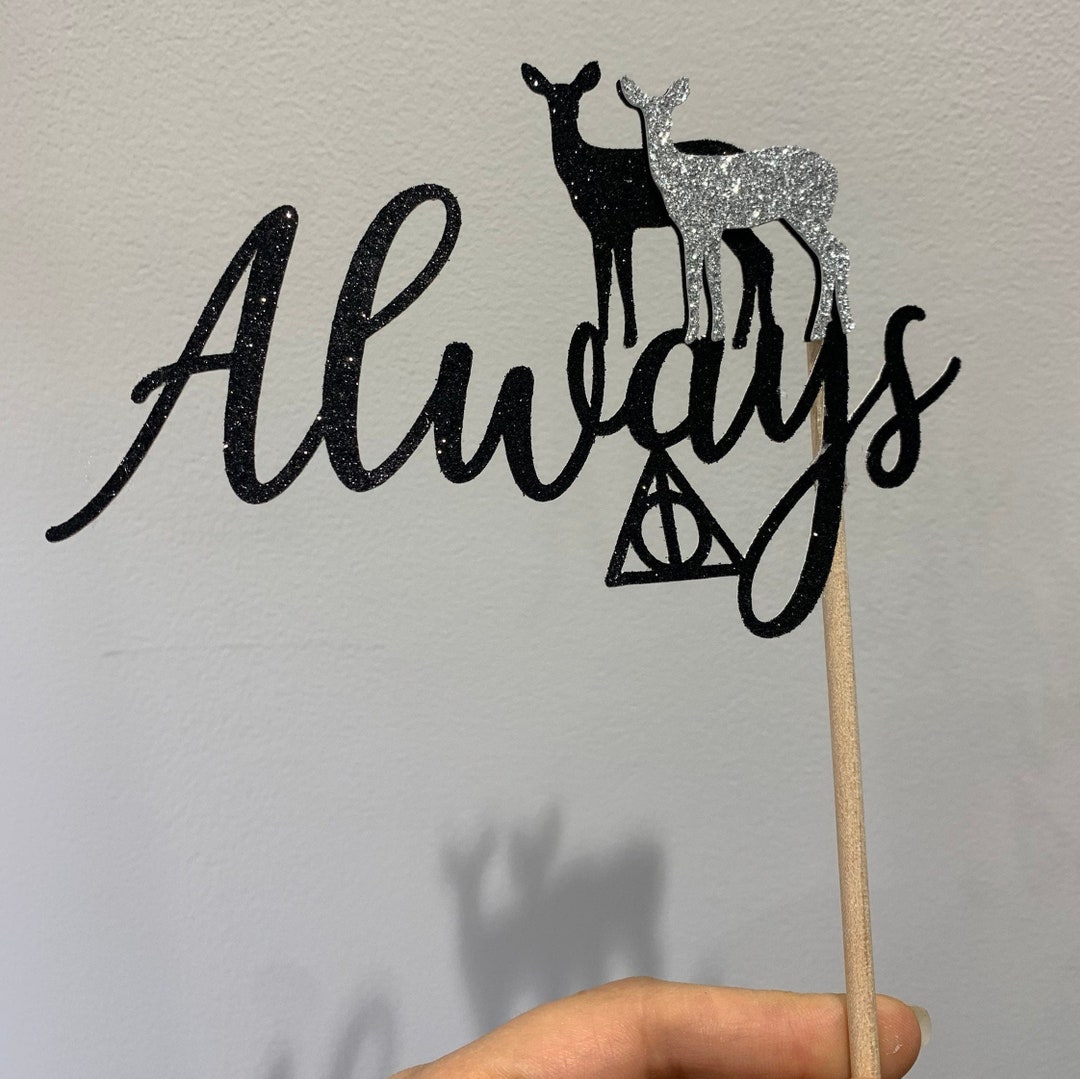 Always cake topper, snape and lily, Harry Potter, after all this time ...