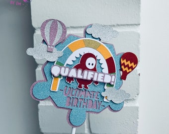 Fall Guys Cake Topper - Etsy UK