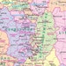UK Wall Map Laminated Large Map Counties, District and Unitary ...