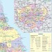 UK Wall Map Laminated Large Map Counties, District and Unitary ...