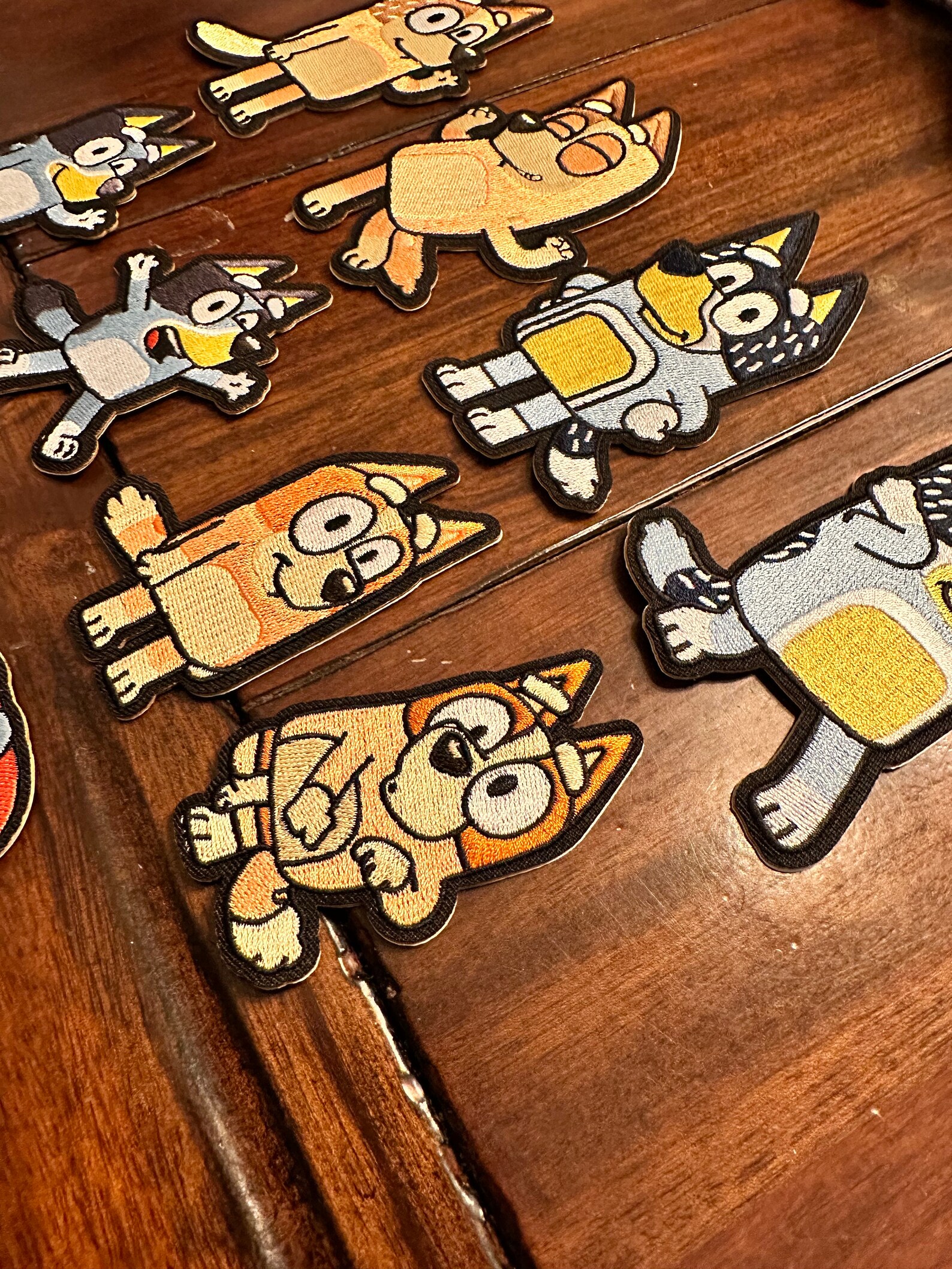 Bluey Inspired Iron on and Stick on Patches. Inspired to Look Similar ...