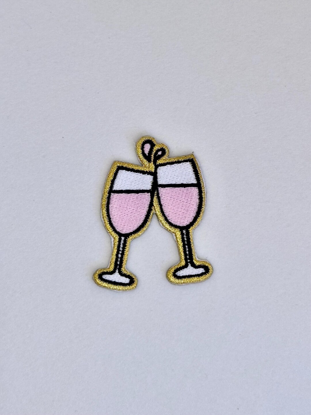 Wine Glasses Patches Stick on - Iron on - Sew on - Sticker Patches - Etsy