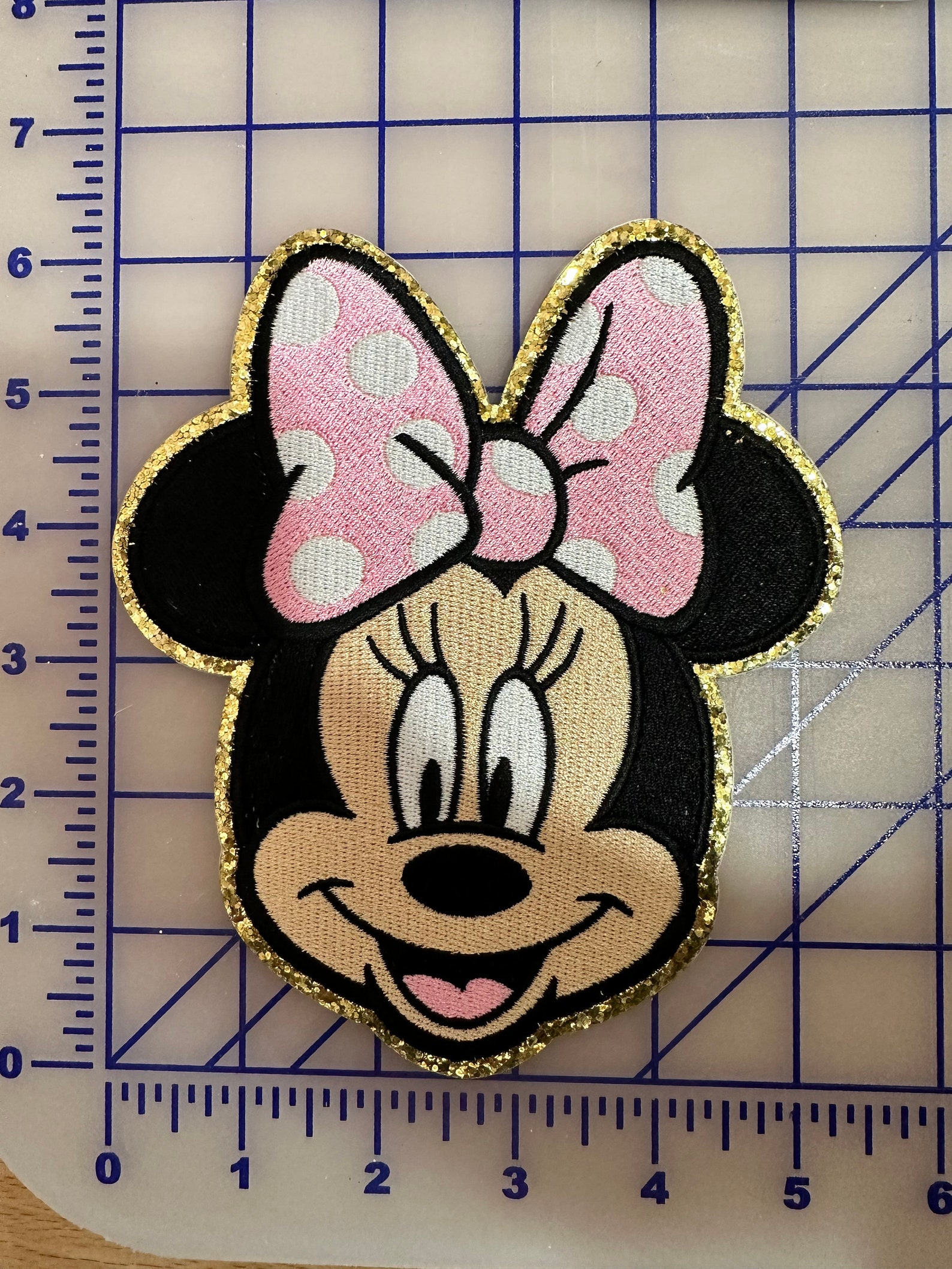 Extra Large Mickey and Minnie Mouse Patches - 6" Iron On/stick On/sew ...