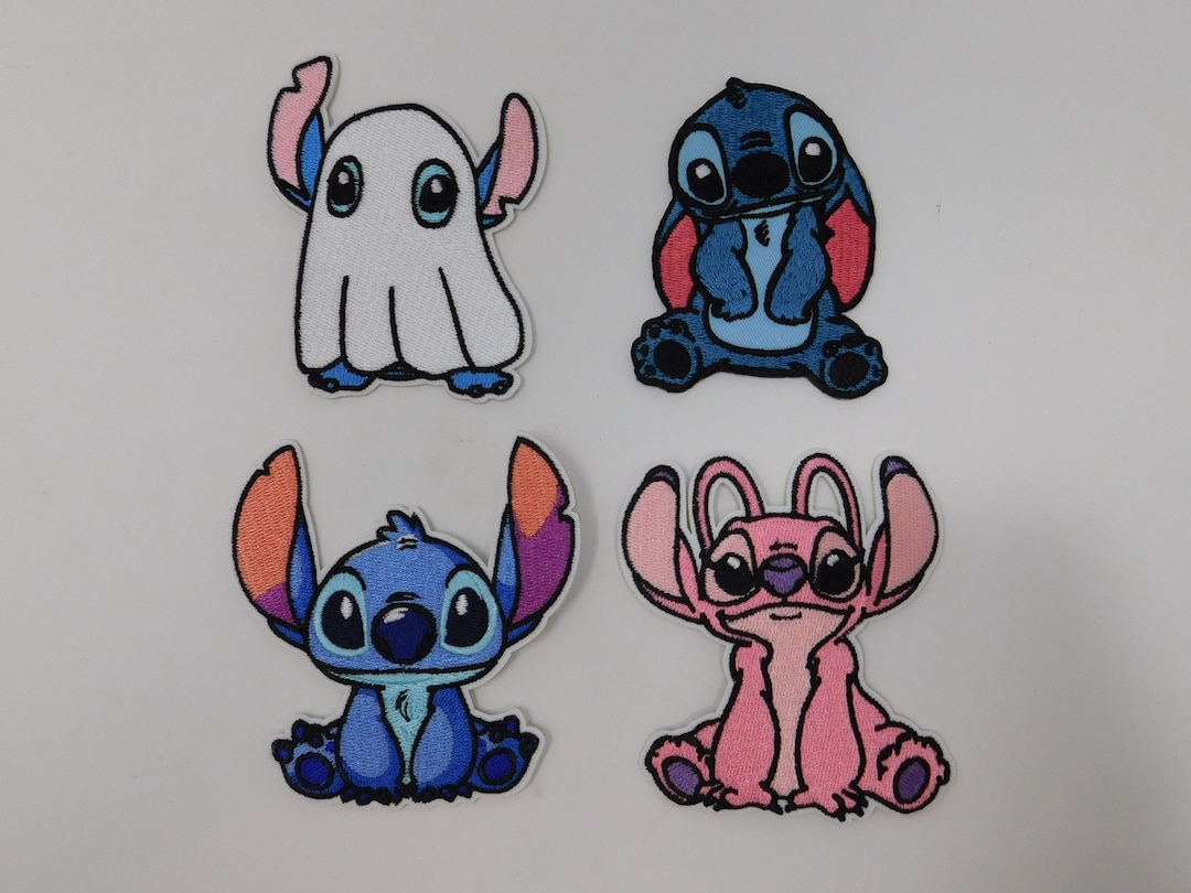 Lilo and Stitch Patches: Stitch and Lola Stick-on/iron-on/sew-on - Etsy