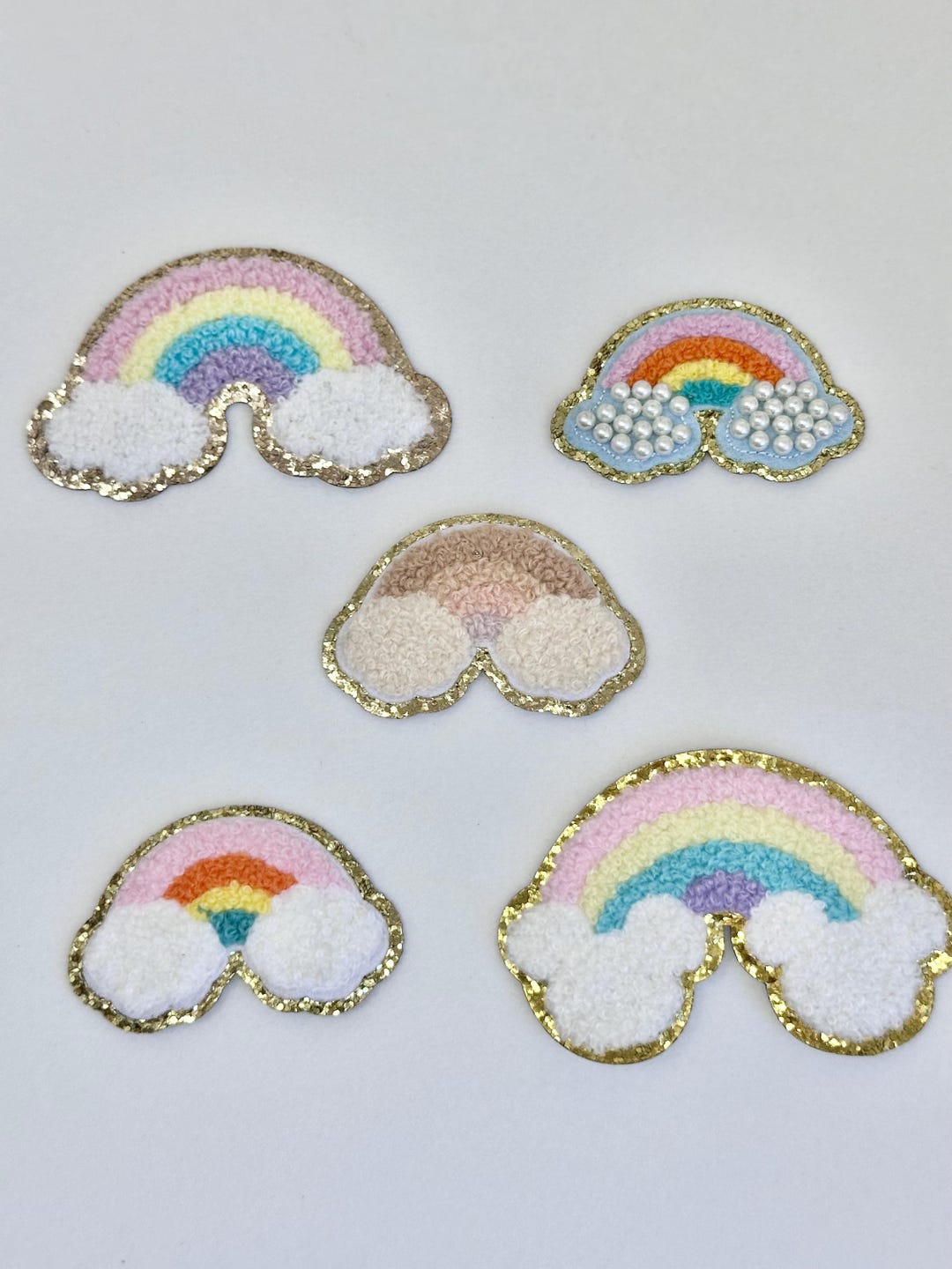 Rainbow Patches Stick on - Iron on - Sew on - Sticker Patches - Etsy
