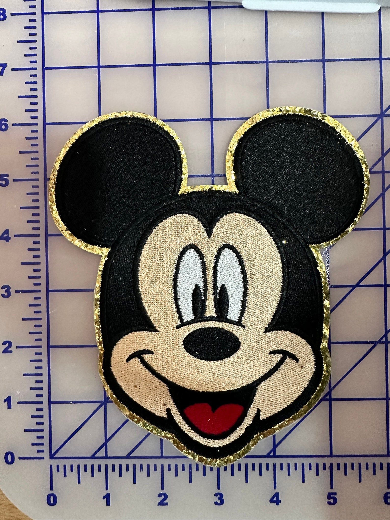Extra Large Mickey and Minnie Mouse Patches - 6" Iron On/stick On/sew ...