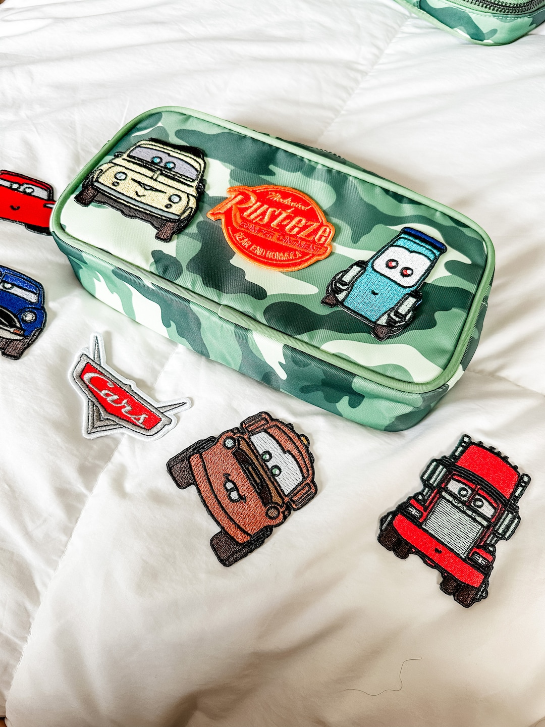 Disney Cars Patches 3M Stick on Patches for Backpacks, Lunchboxes ...