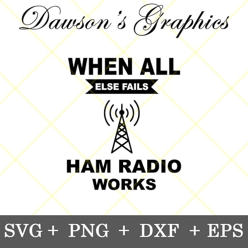 Ham Radio Embroidery - Etsy