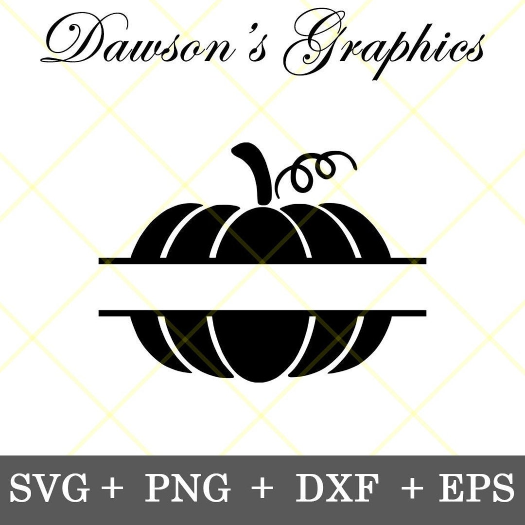 Instant Download Split Pumpkin SVG, Halloween SVG, Autumn/ Fall SVG ...