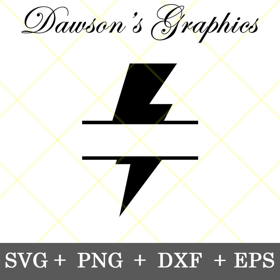 Instant Download!!! Ham Radio Lightning Bolt Split Design No Call Sign ...