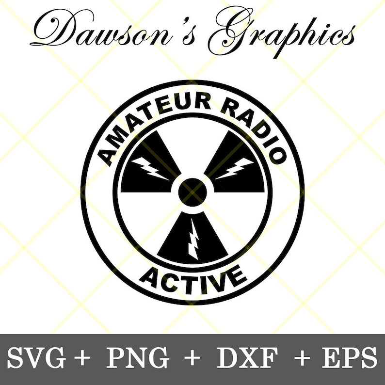 Instant Download Amateur Radio Active Ham Radio Design Svg - Etsy
