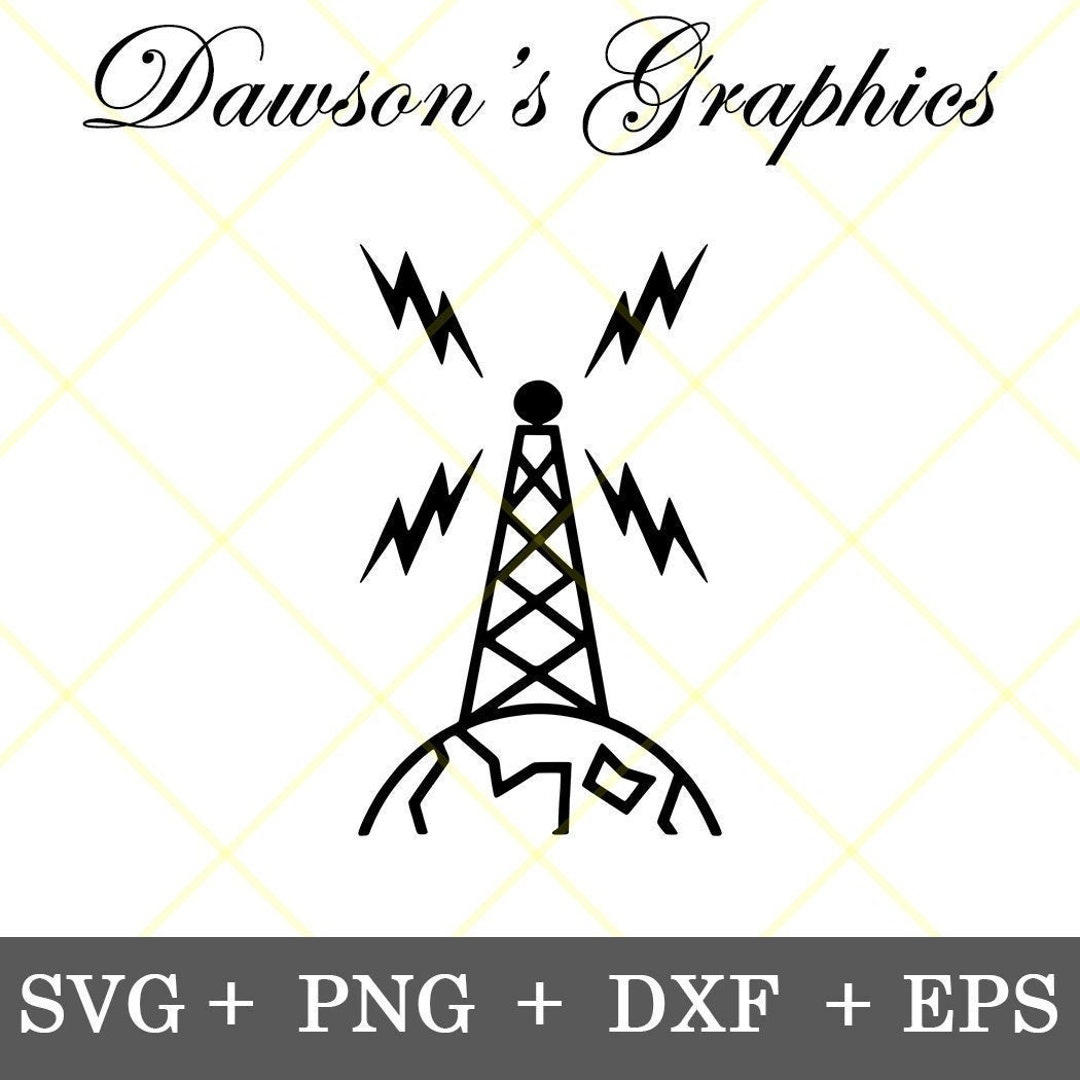 Instant Download!!! Ham Radio Tower Design #3 No Call Sign SVG ...