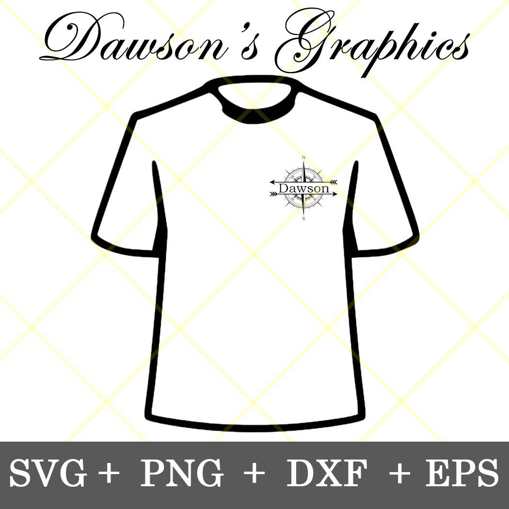 Instant Download Split Compass Rose Svg Monogram Frame for - Etsy