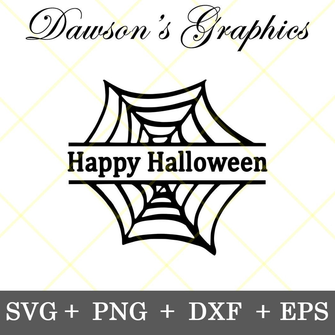 Instant Download!!! Split Spider Web SVG, Halloween SVG, Autumn / Fall ...