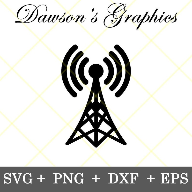 Instant Download Ham Radio Tower Design Svg Amateur Radio - Etsy Singapore