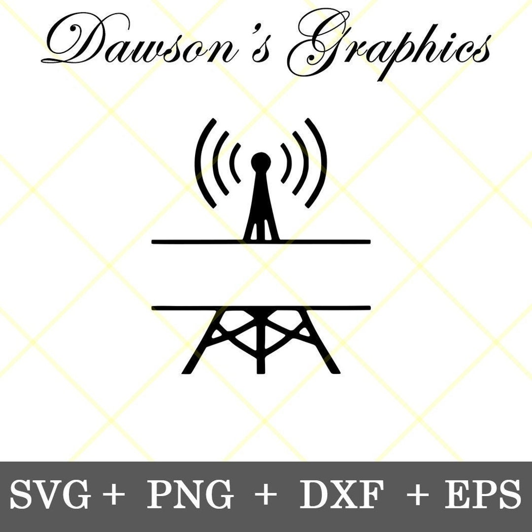 Instant Download!!! Ham Radio GMRS Tower Split Design No Call Sign ...