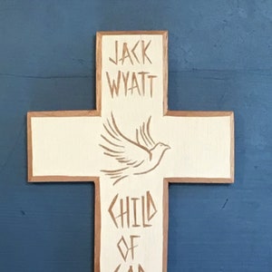 Baby Dedication Gift, Boy Dedication Cross, Personalized Child ...