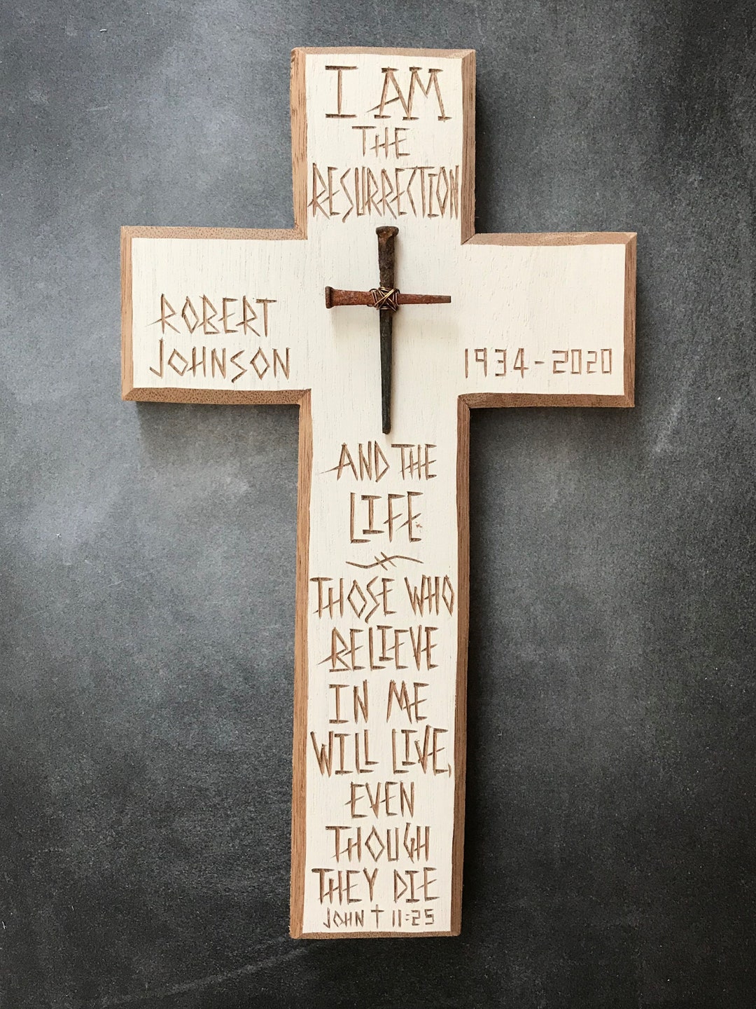 Personalized Memorial Wall Cross, Custom Sympathy Gift - Etsy