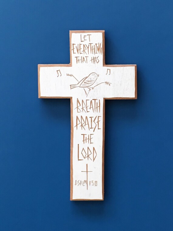 Cross With Bible Verse Cross With Scripture | Etsy