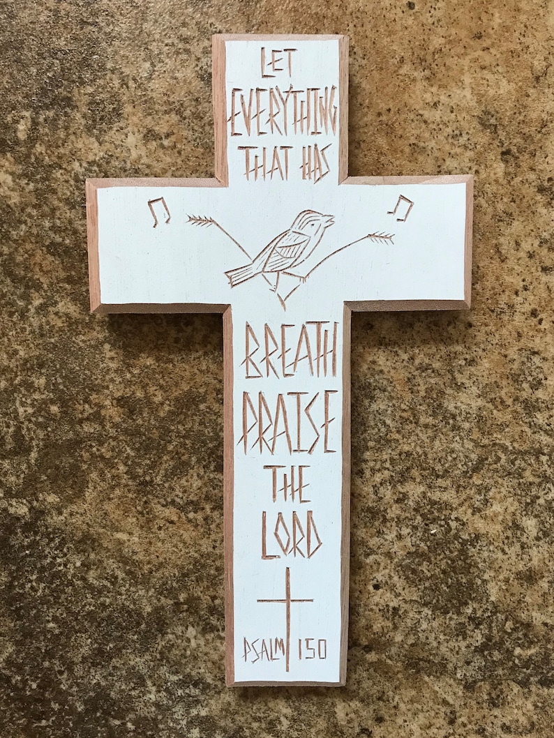 Cross With Bible Verse Cross With Scripture - Etsy