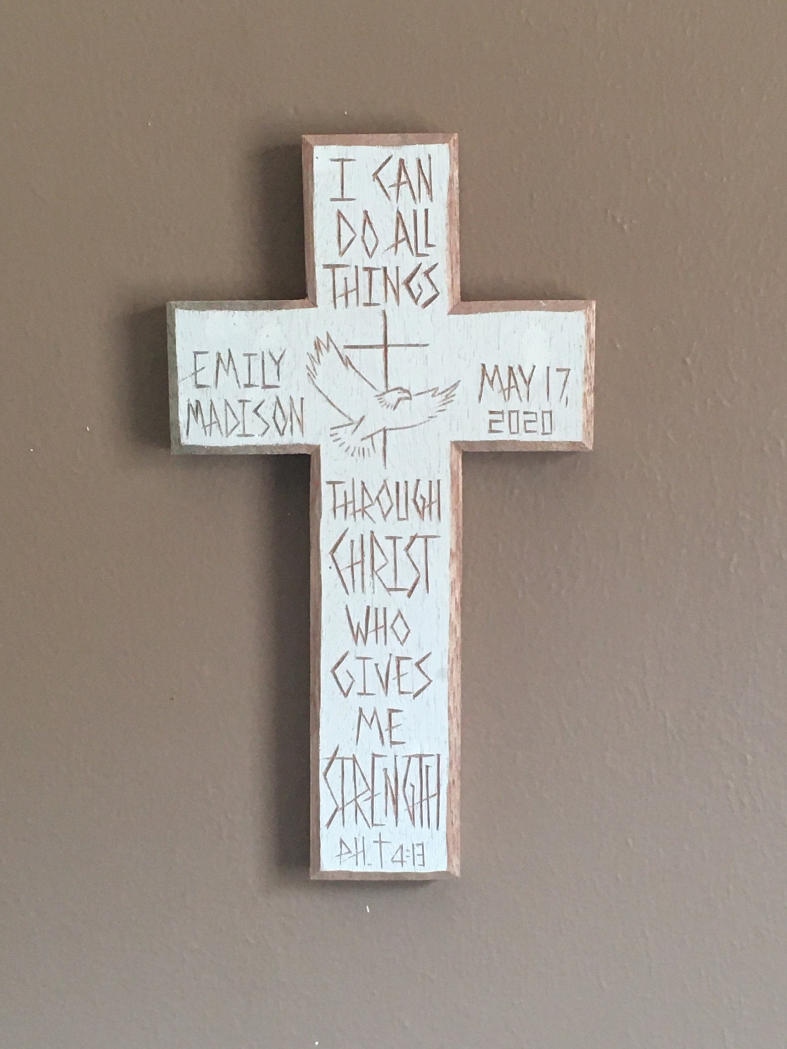 Girls Confirmation Cross Personalized Confirmation Cross | Etsy