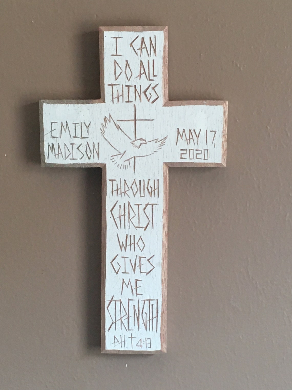 Girls Confirmation Cross Personalized Confirmation Cross | Etsy