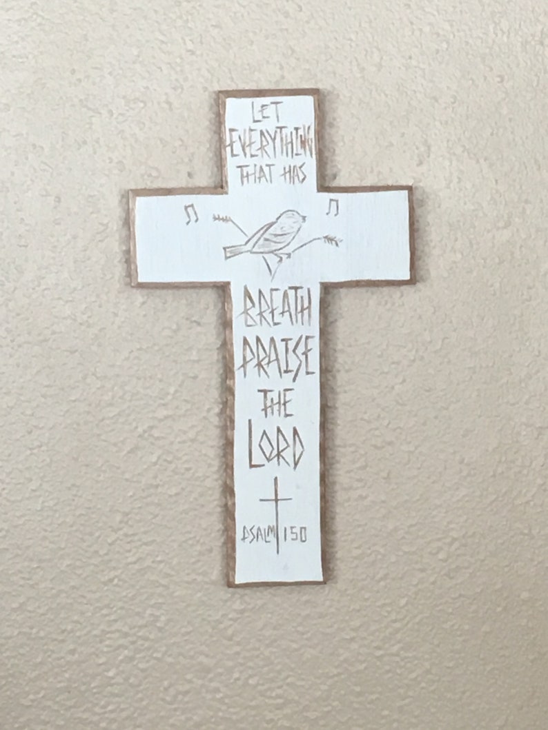 Cross With Bible Verse Cross With Scripture | Etsy