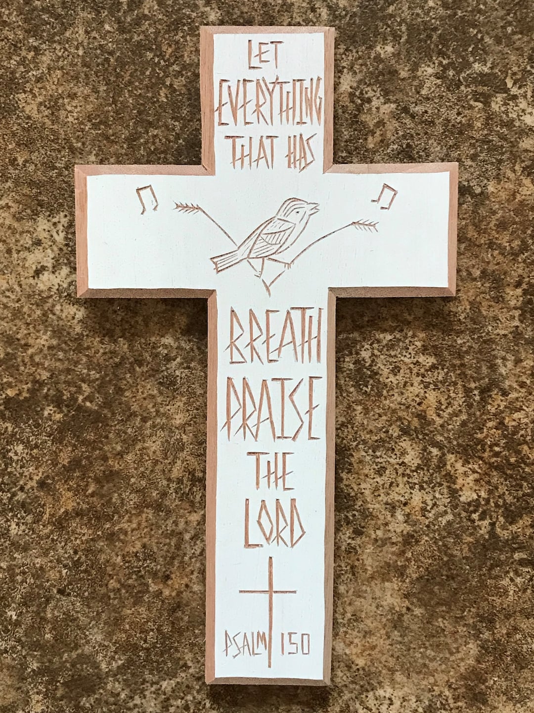 Cross With Bible Verse, Cross With Scripture - Etsy