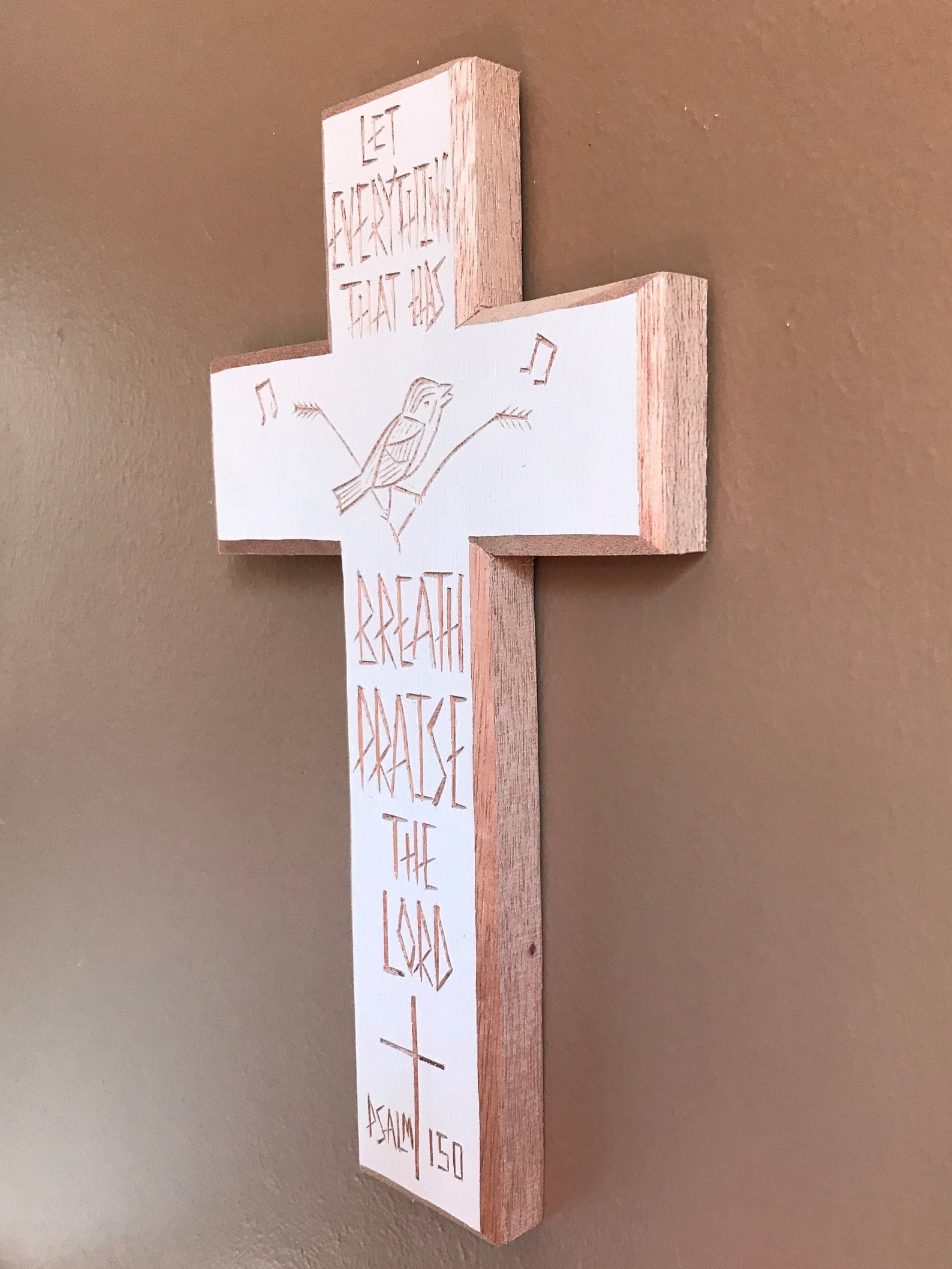 Cross With Bible Verse Cross With Scripture - Etsy